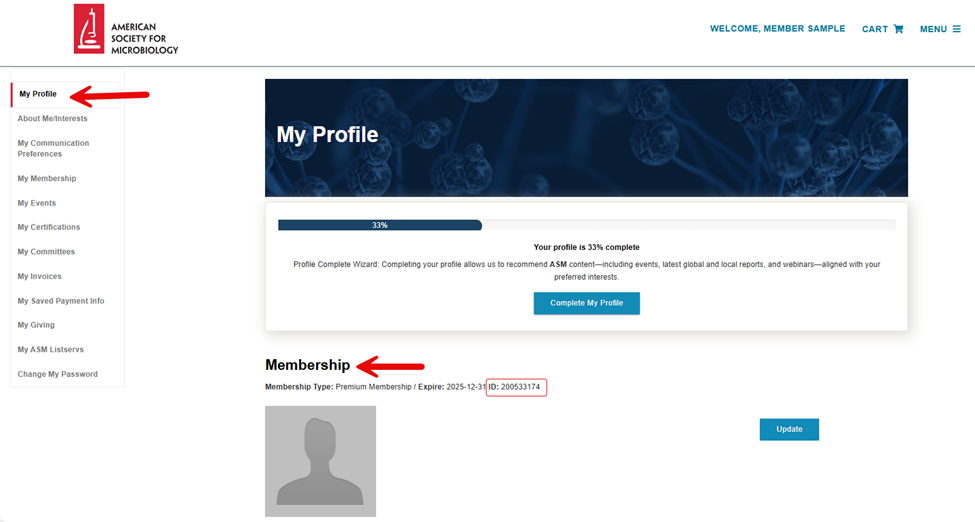 How Do I Find my Member Number – Membership Services